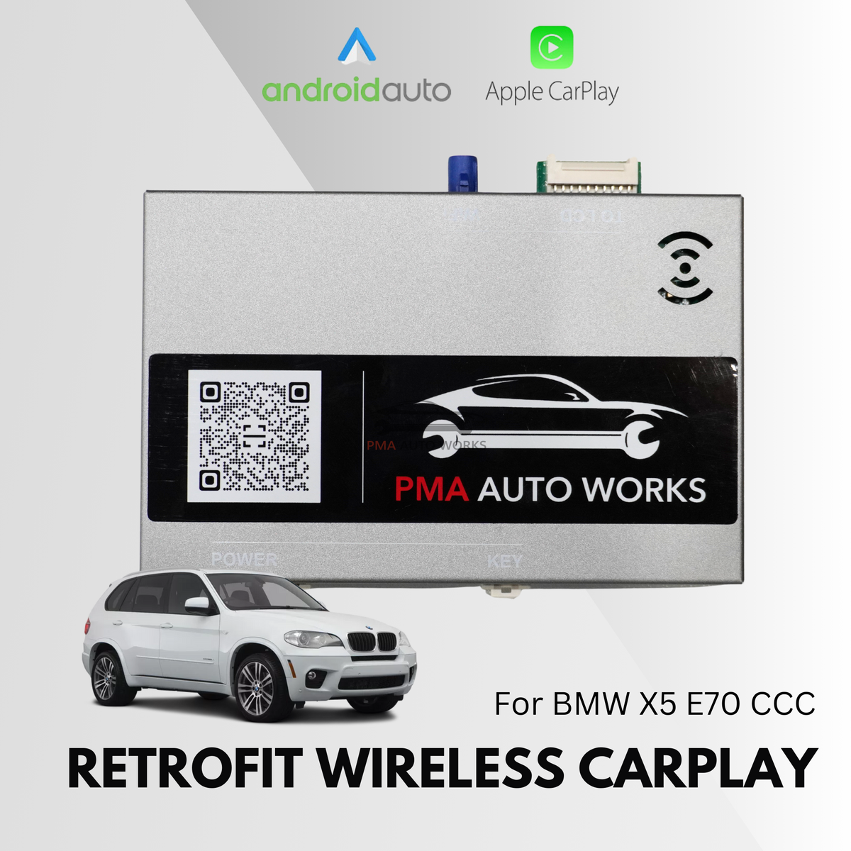 Retrofit Wireless Apple CarPlay Android Auto For BMW E70 X5 CCC – PMA ...