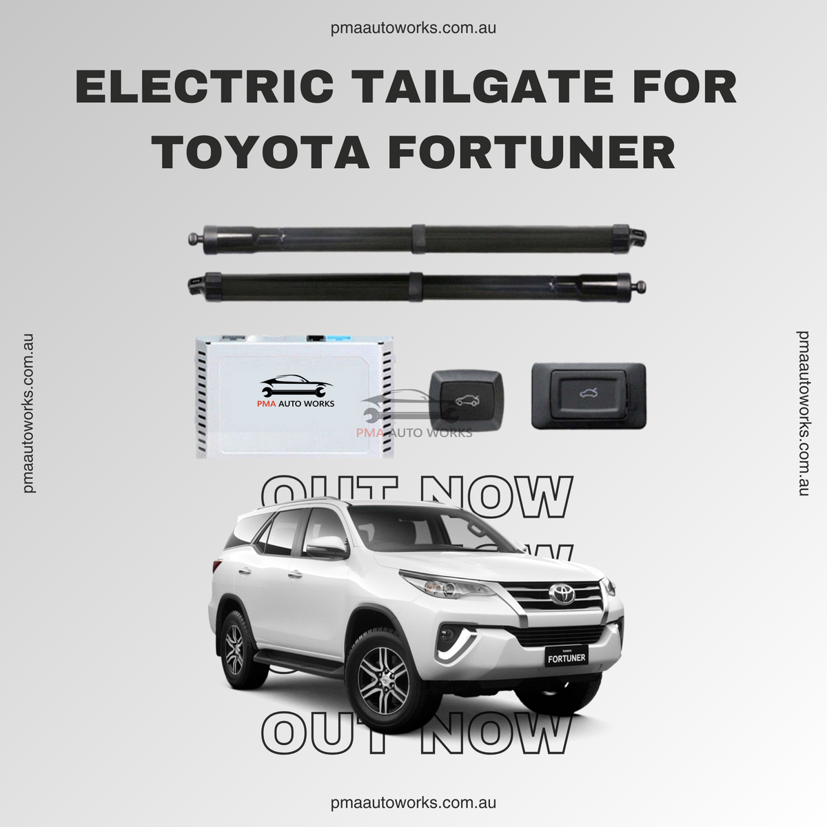 Electric Tailgate For Toyota Fortuner 2015+ – PMA AUTO WORKS