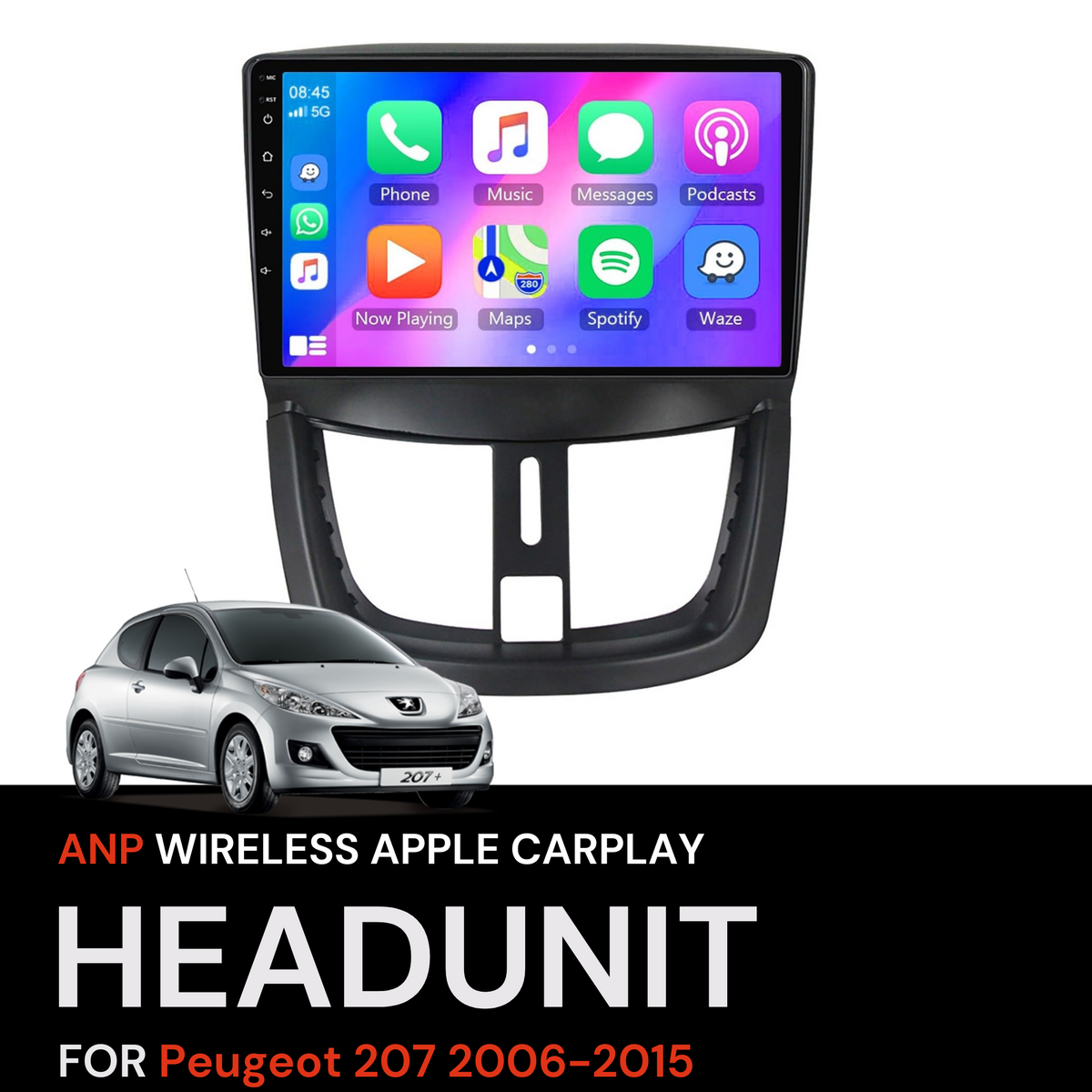 ANP Apple CarPlay Android Auto Screen For Peugeot 207 2006-2015 – PMA ...