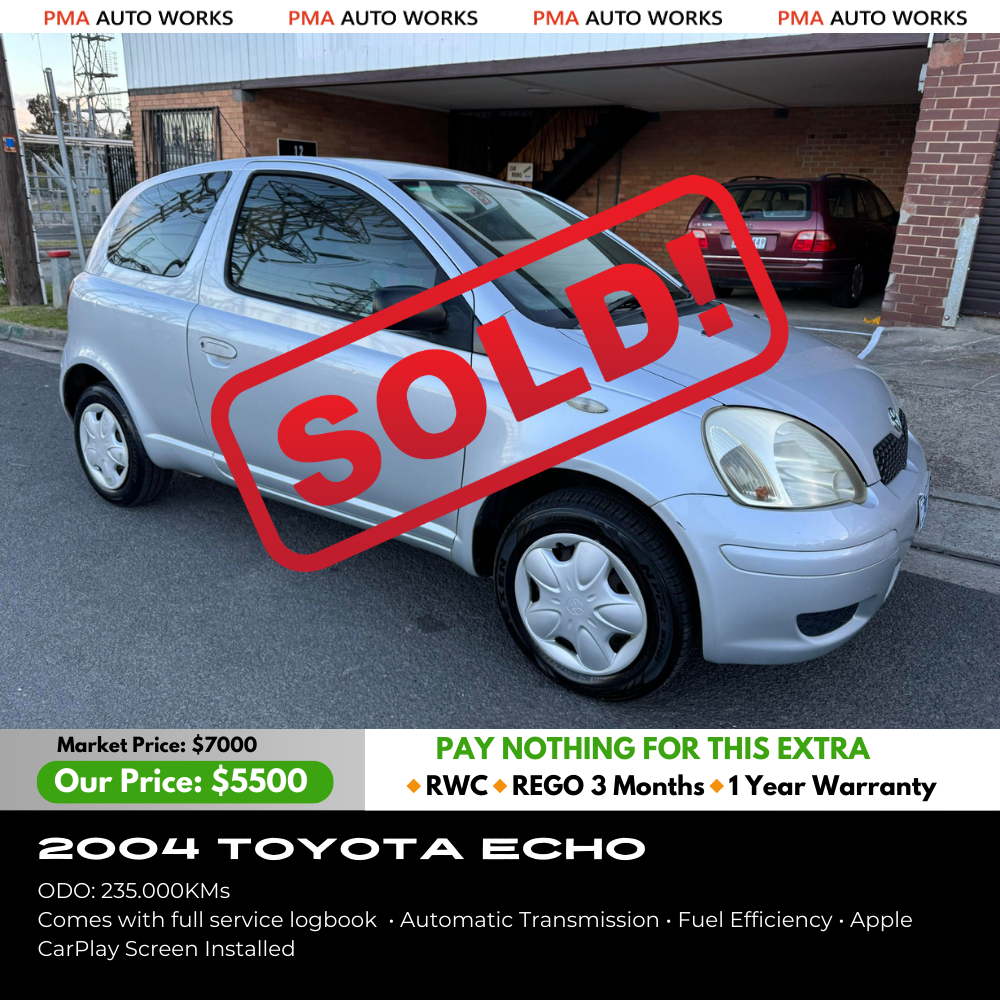 2004 Toyota Echo | ODO 230.000 KMs – PMA AUTO WORKS