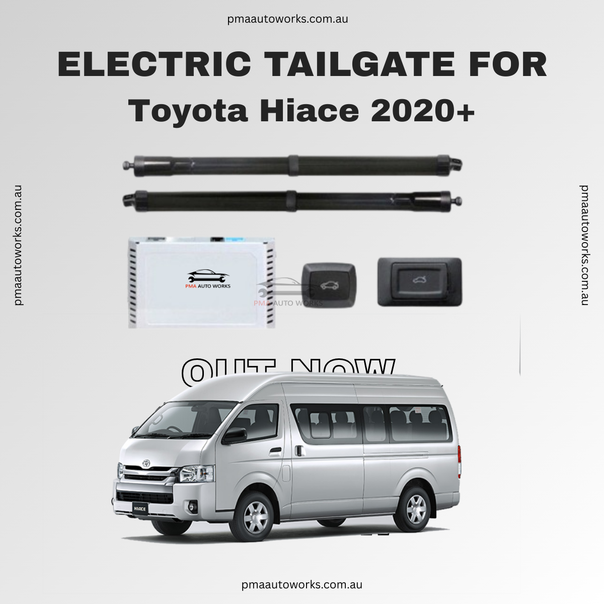 Electric Tailgate For Toyota HIACE 2020+ – PMA AUTO WORKS